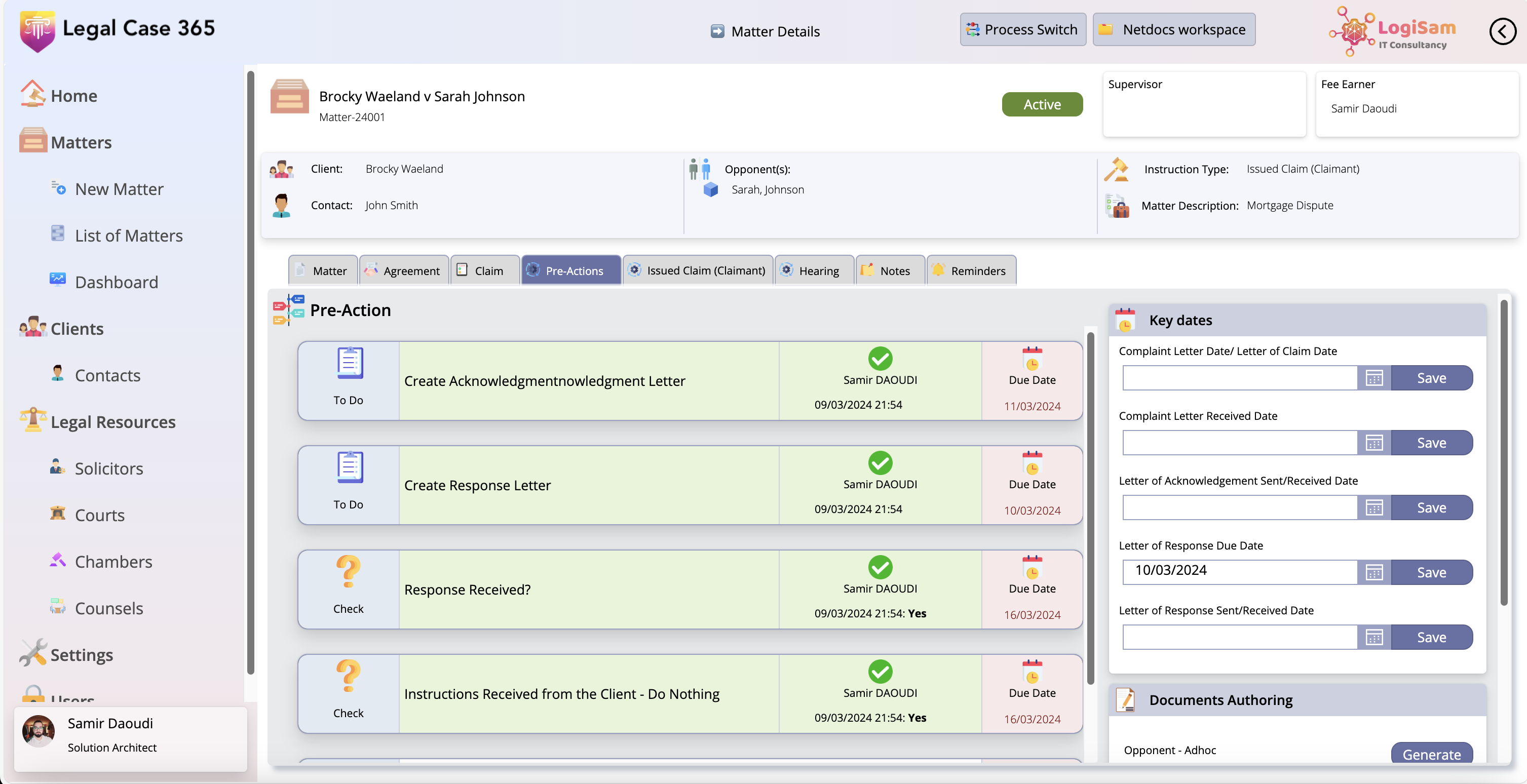 LegalCase365 | Microsoft 365 Legal Case Management Solution