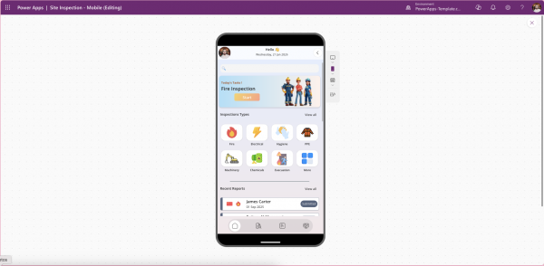 Power Apps Site Inspection Template – InspectPro Mobile | LogiSam